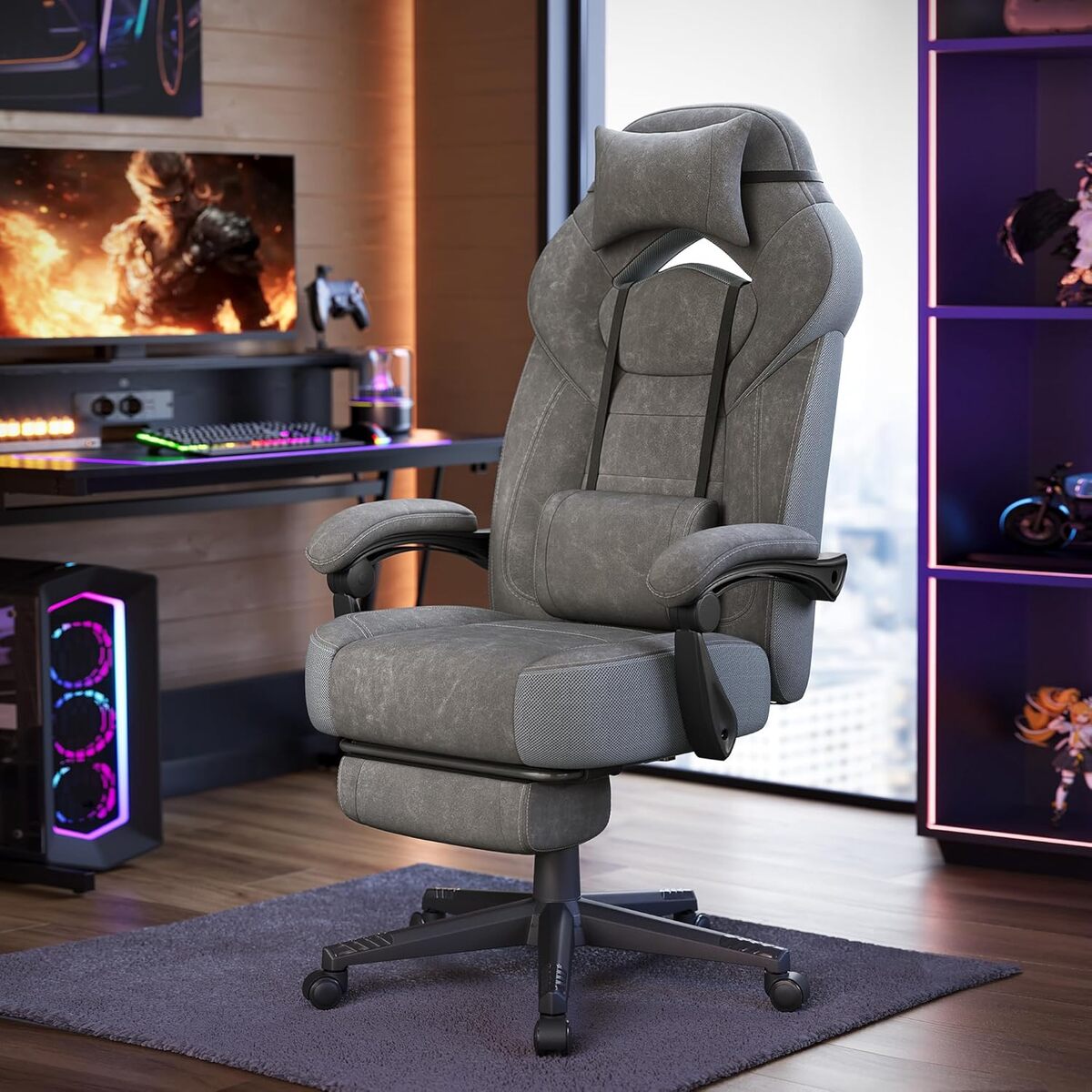 Test du fauteuil gamer ergonomique Songmics OBG077B01 : confort et ...